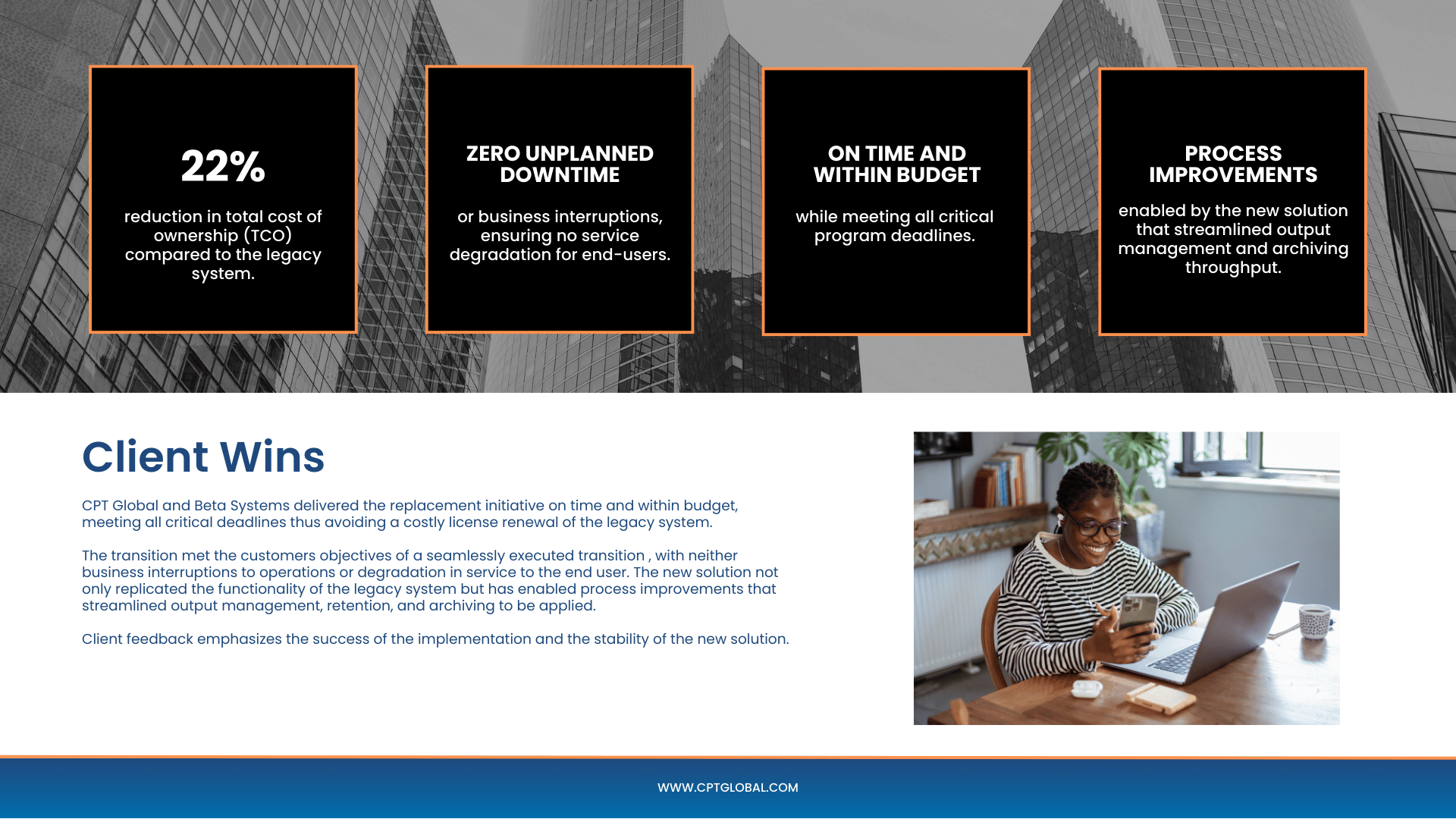 U.S. Client Strengthens Mainframe Security with CPT Global